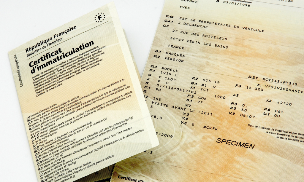 Obtenir un certificat provisoire d'immatriculation CPI ww en ligne
